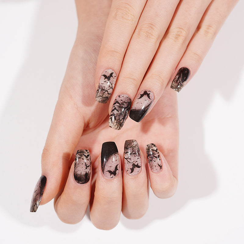 Wicked Woods Semi-Cured Gel Nail Wraps - Nail Wraps by Hello Nails