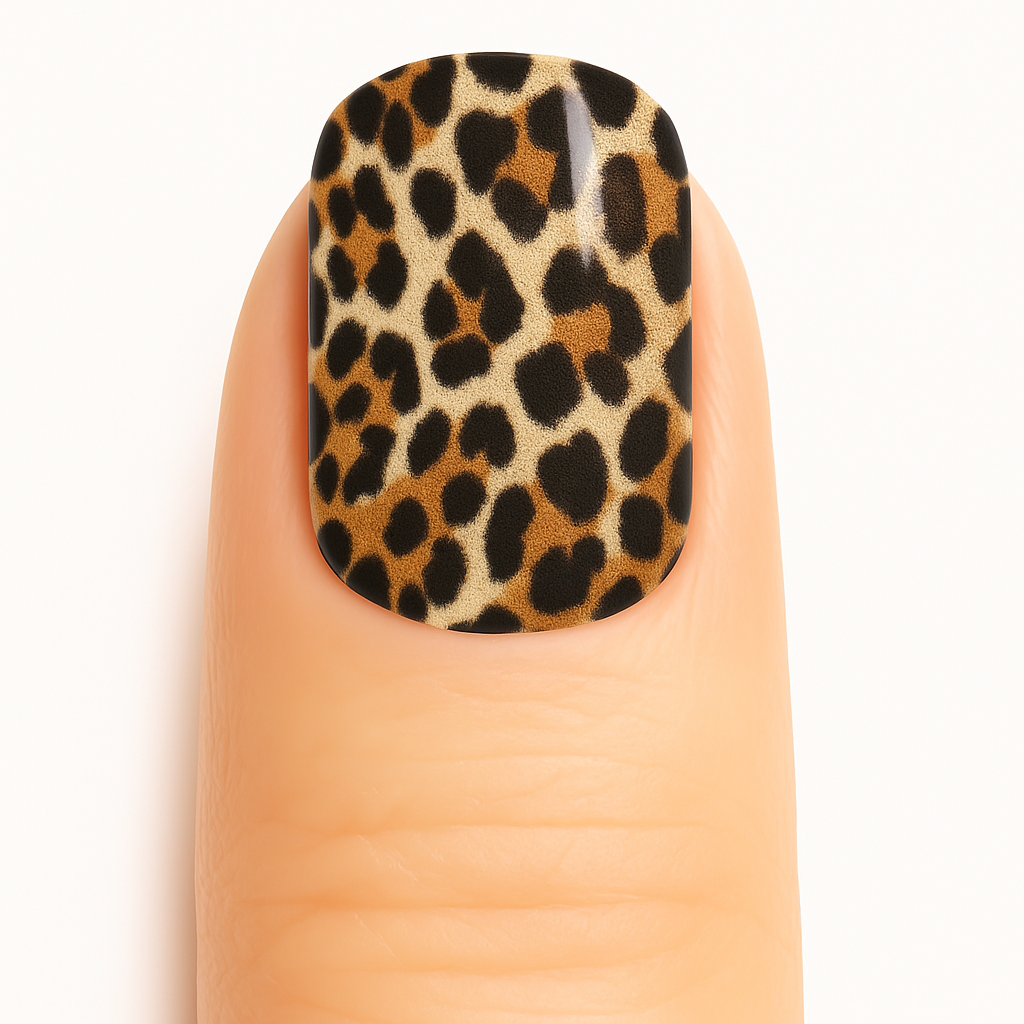Leopard Gel - Nail Wraps by Hello Nails