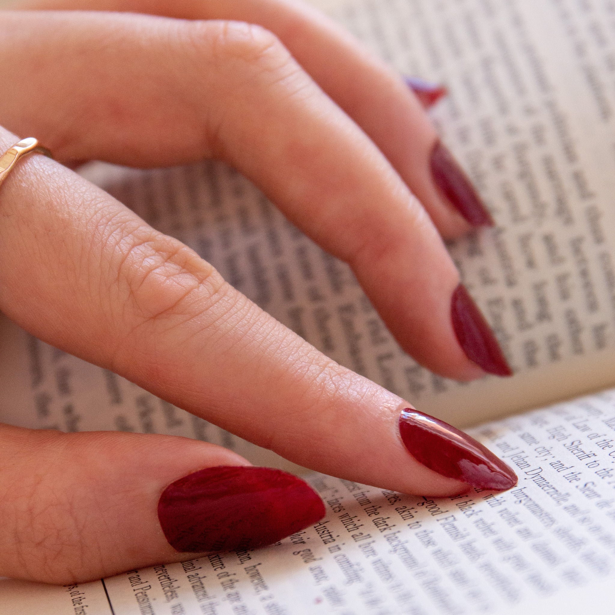 Blood Red - Nail Wraps by Hello Nails